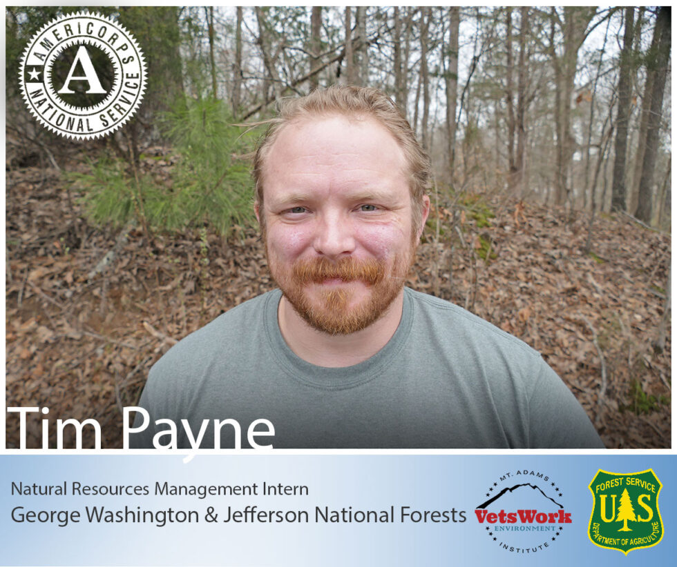 Meet Tim Payne, 2020 VetsWork AmeriCorps Intern! | Mt. Adams Institute