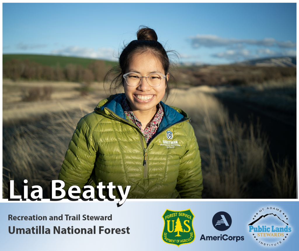Meet Lia Beatty – 2021 Public Lands Stewards Intern | Mt. Adams Institute